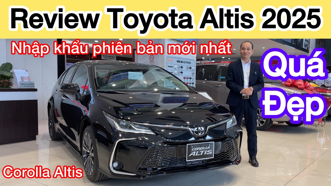 Đánh giá xe Toyota Corolla Altis 2025 phiên bản mới 1.8V giá hơn 700 ...