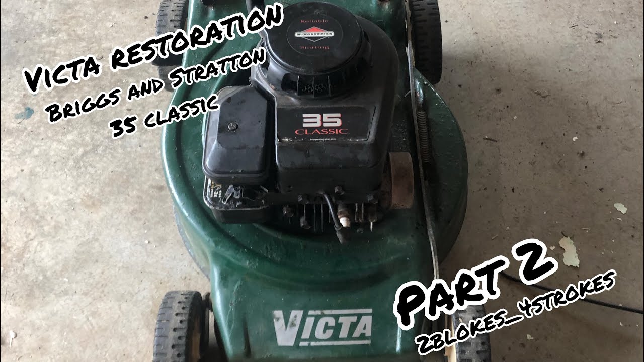 Vintage Victa restoration part 2 - YouTube