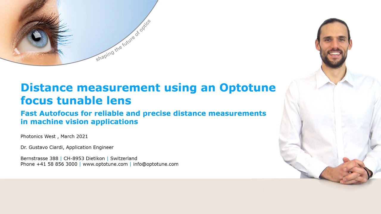 Photonics West Optotune liquid lens presentation with Dr. Gustavo ...