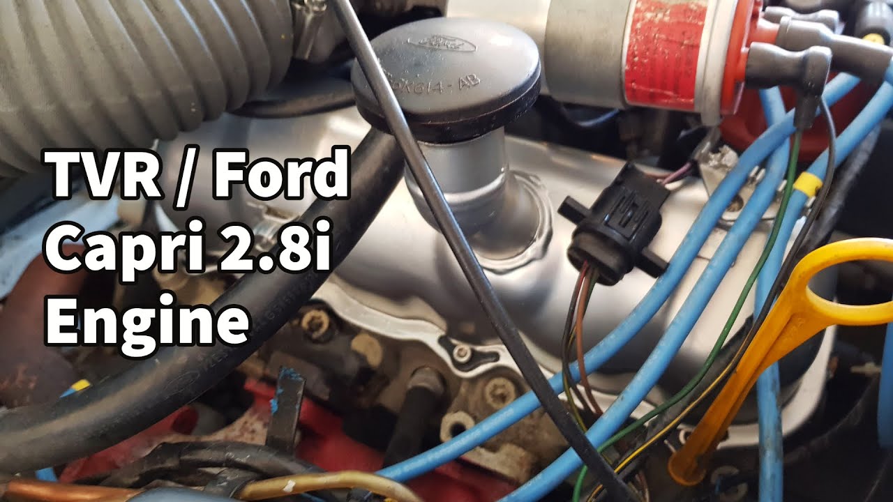 TVR S1 Ford Capri 2.8 Injection Engine Adjusting Tappets and Painting ...