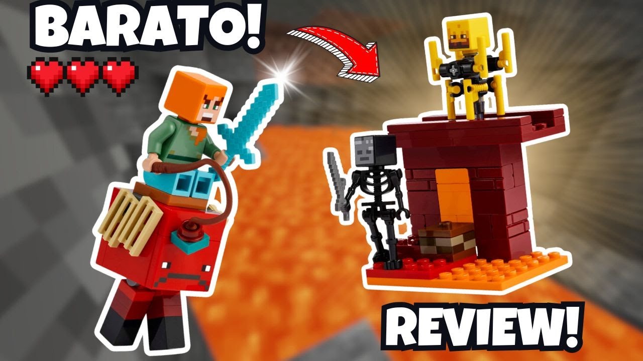 Lego BARATO de Minecraft / Minifigs - YouTube