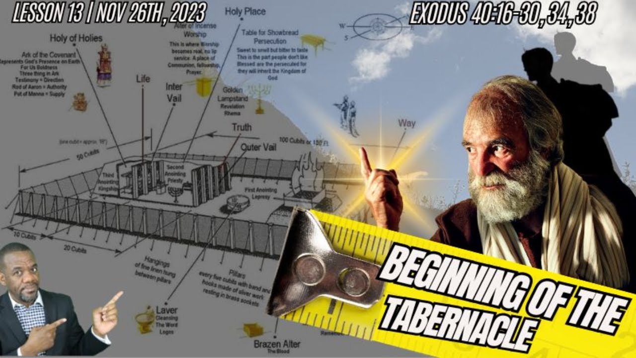 Beginning Of The Tabernacle - Exodus 40:16-30, 34, 38 - YouTube