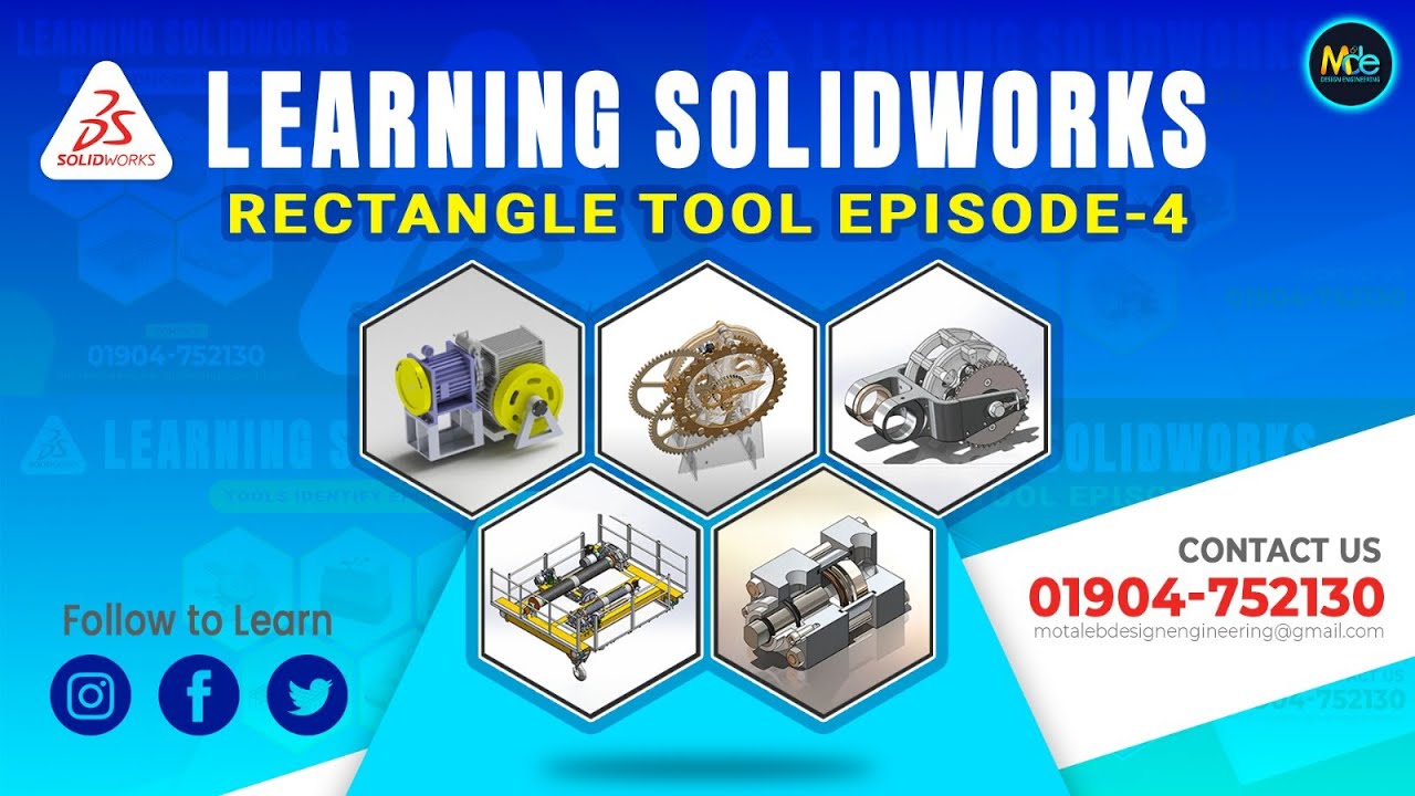 Learning Solidworks -Rectangle Episode-4 || Motaleb Design Engineering - YouTube