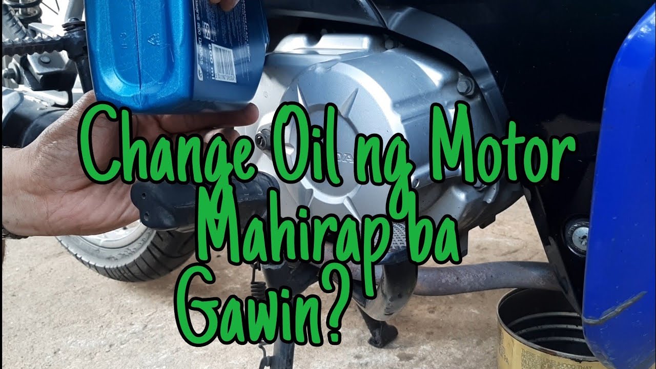 How to Change Oil for Honda Wave 110 Alpha, DIY. - YouTube