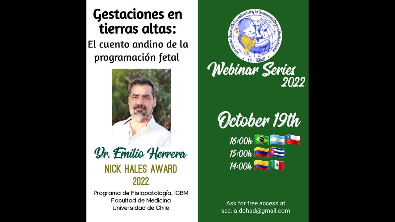 Dr. Emilio Augusto Herrera - LA DOHaD Webinar Series 2022 - YouTube