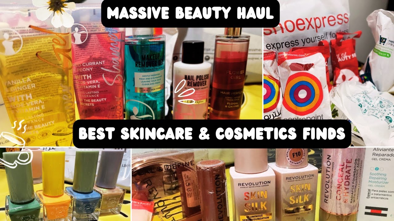 Massive Beauty Haul Unboxing : Skincare & Makeup Must-Haves + Popular ...