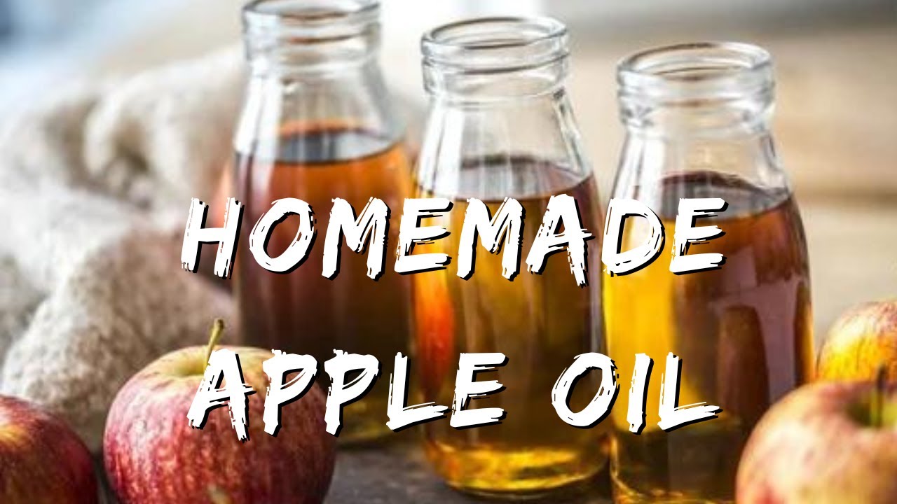 Homemade apple oil #appleoil #homemadeoil #diyoil - YouTube