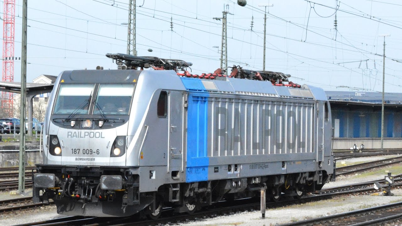 TRAXX-3 187 009 [Last-Mile] in Diesel & Electric modus! - YouTube