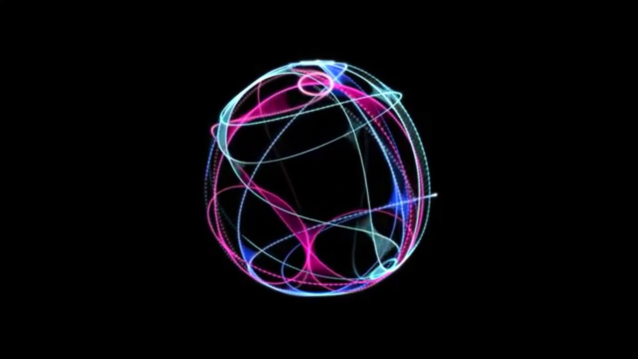 4K UHD 25fps FREE Video Background HUD Sci Fi Plasma Particle Sphere ...