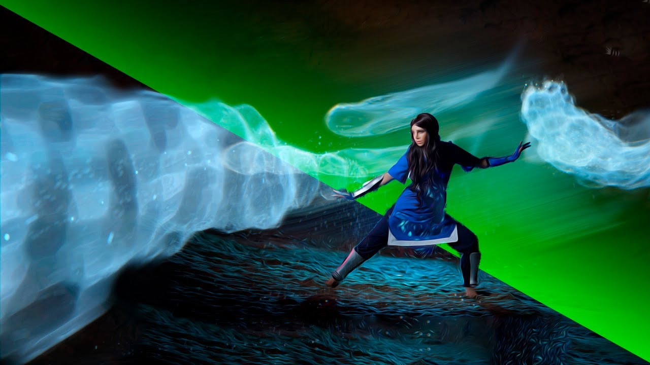 Waterbending #02 FREE VFX Greenscreen Avatar inspired Water effects ...