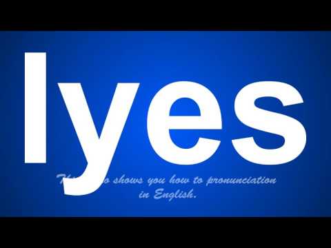 the correct pronunciation of lyre in English. - YouTube