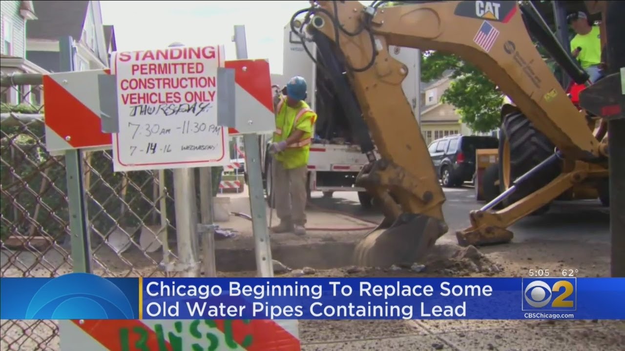 Chicago Beginning To Replace Old Lead Water Pipes - YouTube