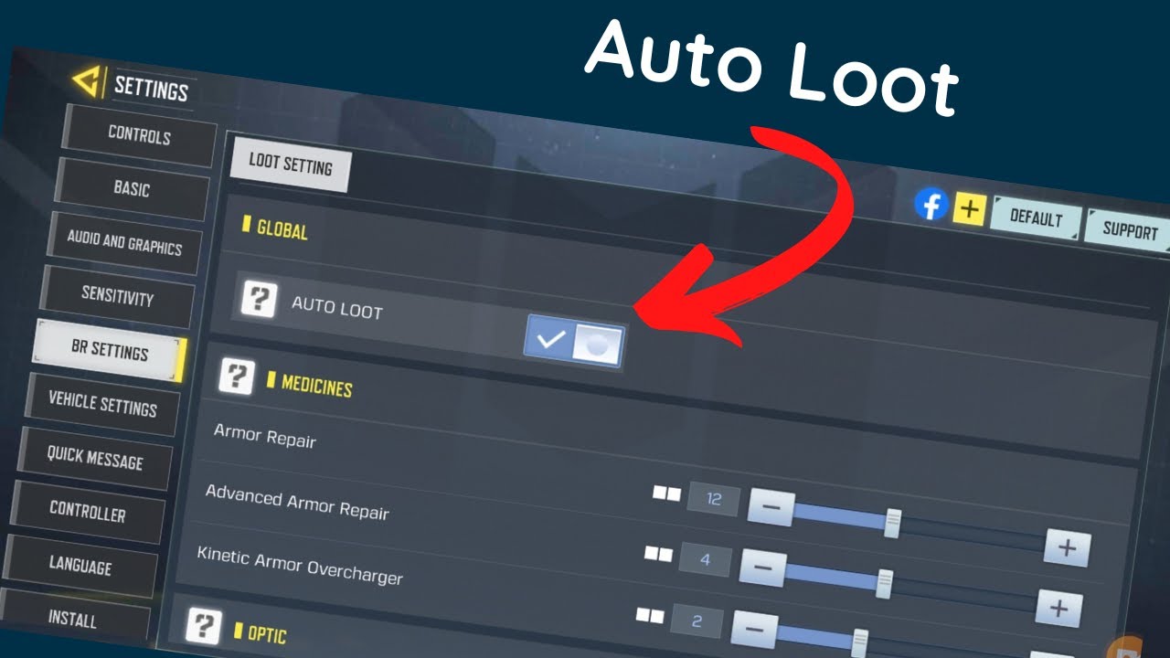 How to turn on/off Auto loot in call of duty mobile 2022 - YouTube