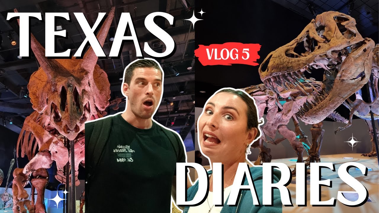 TEXAS VLOG🤠 Day 5 - Dinosaur Museum Houston! - YouTube
