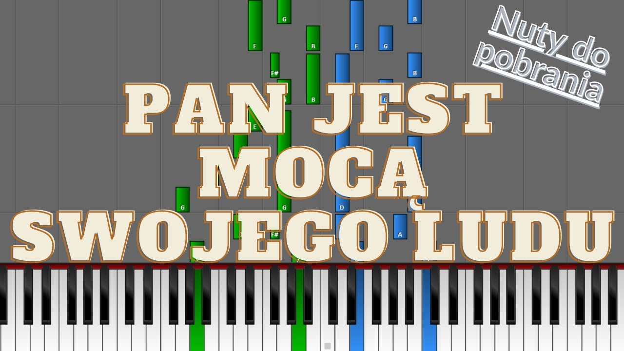 Jak zagrać "Pan jest mocą swojego ludu". Darmowe nuty z opracowaniem ...