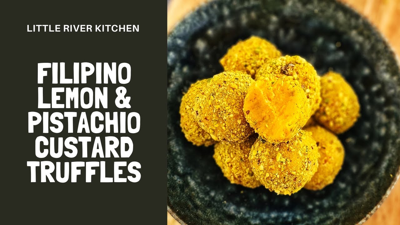 How to make Filipino Lemon and Pistachio Custard Truffles - YouTube