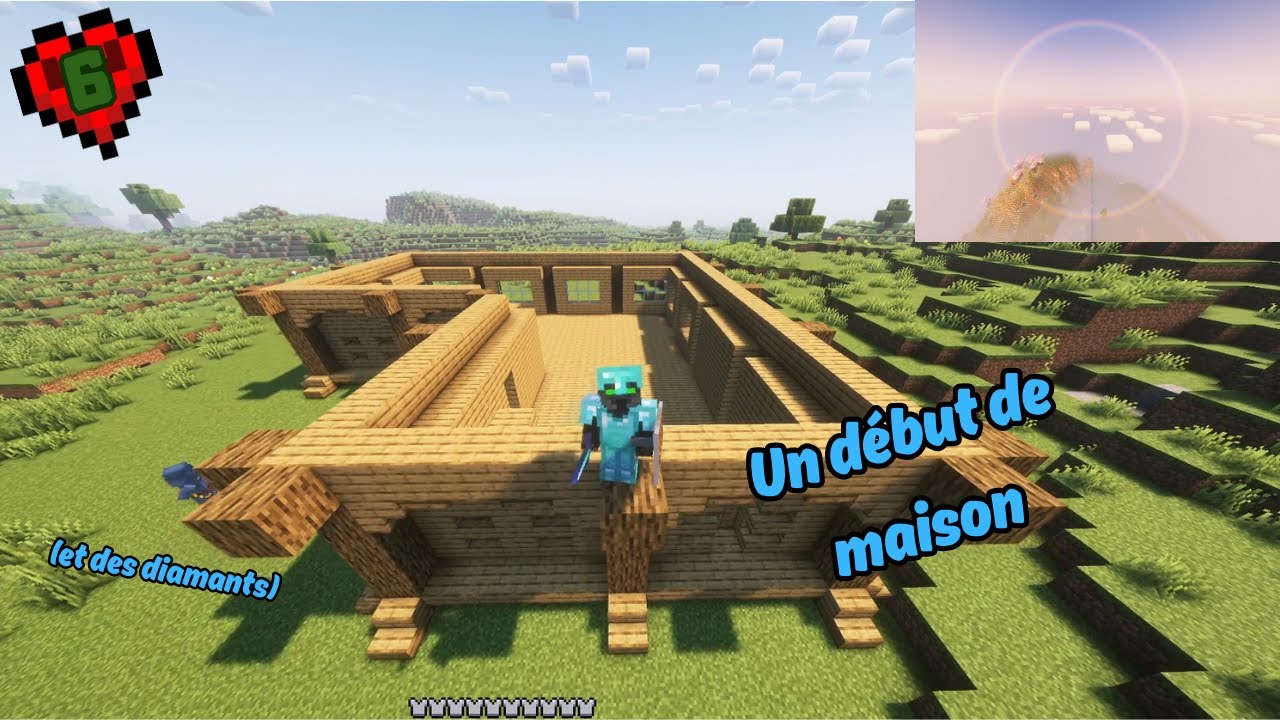 S2 E6 Le début de ma MAISON sur minecraft ! - YouTube