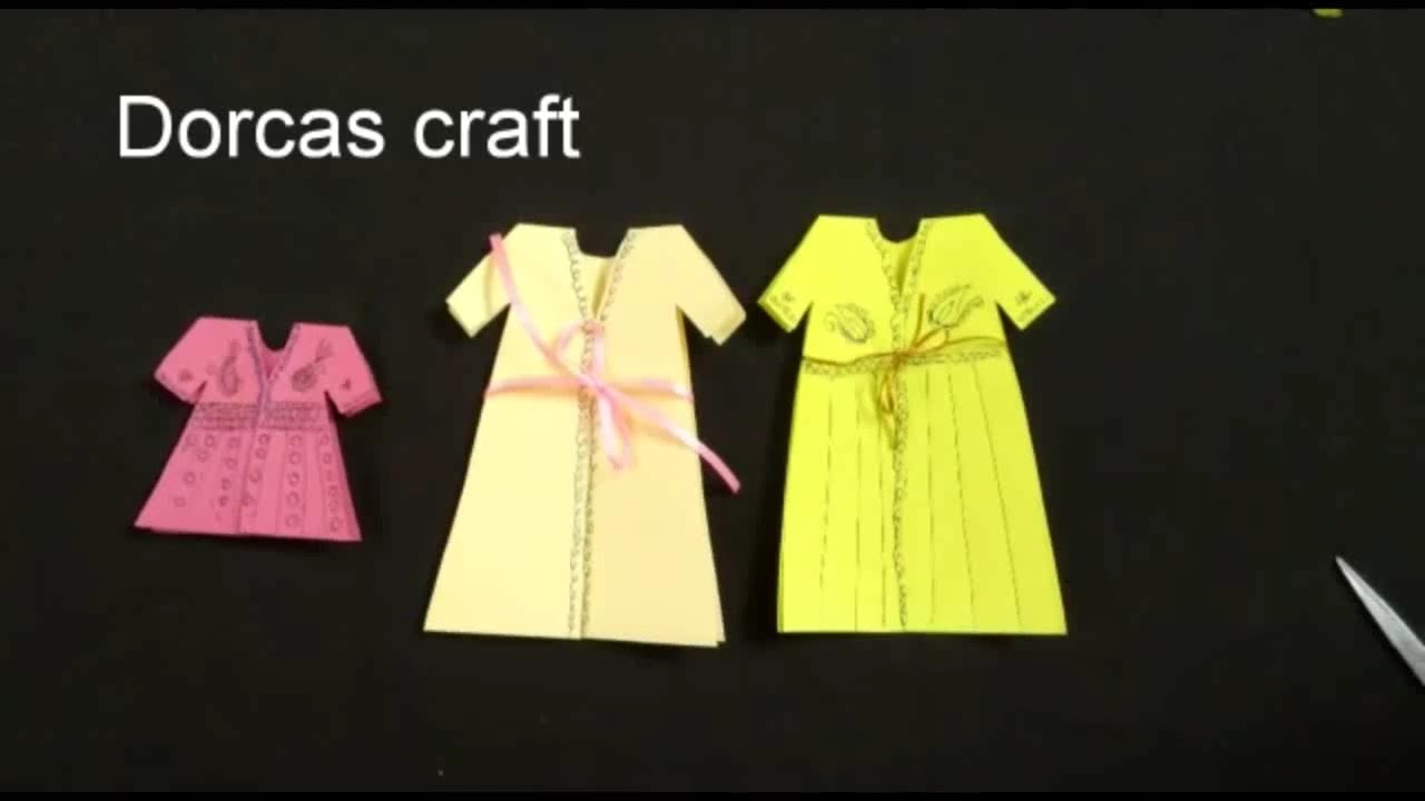 Dorcas craft || fun craft for the VBS children || paper craft - YouTube