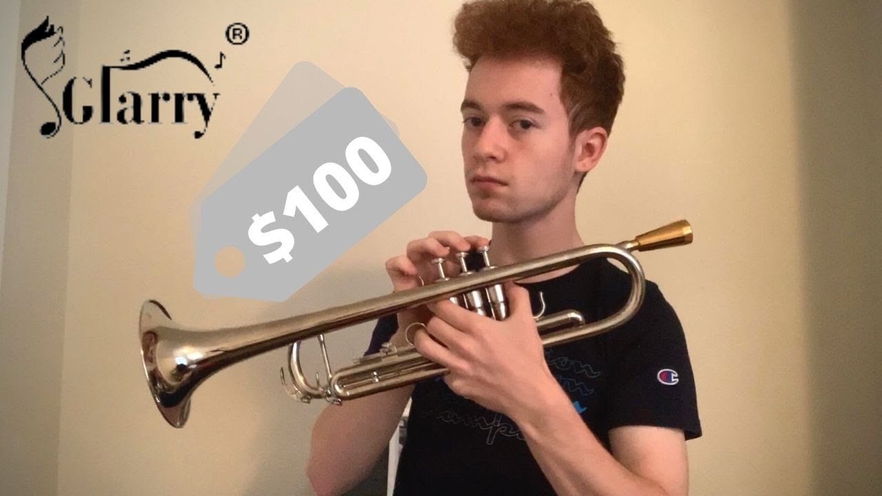 $100 TRUMPET from Glarry Musical Company | Instrument Reviews - YouTube