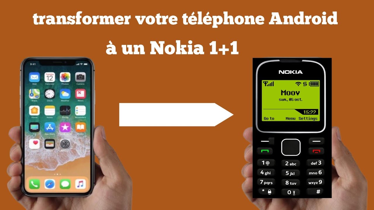 Votre téléphone Android en version Nokia 1+1 - YouTube