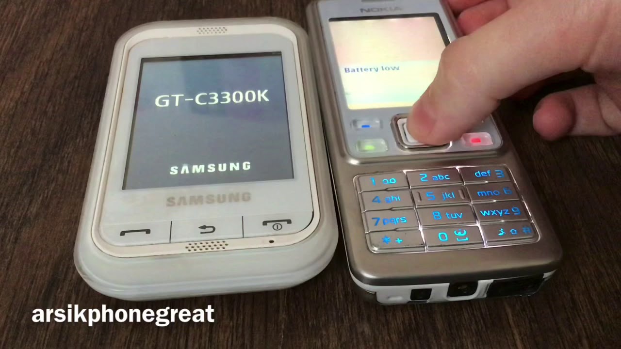 Samsung Champ vs Nokia 6300 | Speed Comparison - YouTube