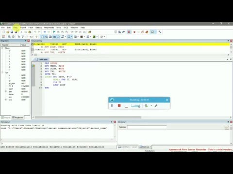 Serial Communication using 8051 Microcontroller - YouTube