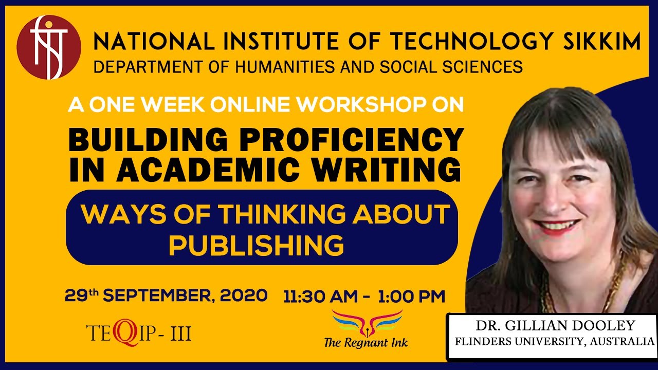 Ways of Thinking about Publishing | Dr. Gillian Dooley | Day 1 - YouTube