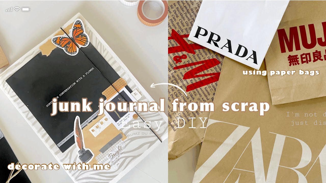 how to make your own journal diary | Junk Journal Ideas : Transform ...