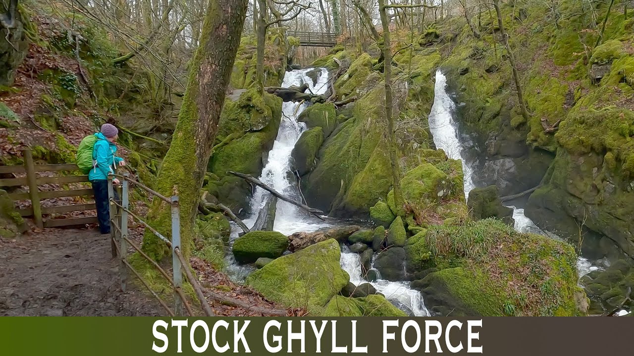 Stock Ghyll Force | Waterfall walk Ambleside in the Lake District - YouTube