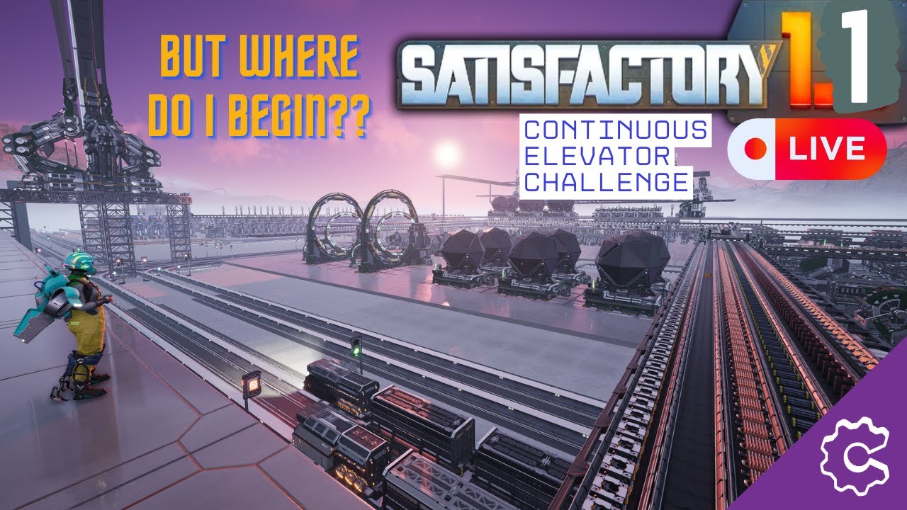 Let's Decorate the Mega Base! - Satisfactory 1.1 Live (C.E.C + Mods ...