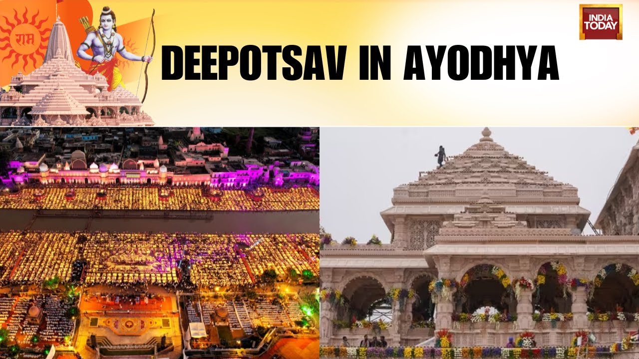 Deepotsav In Ayodhya: Ayodhya Lights Up With Diyas, Laser Show ...