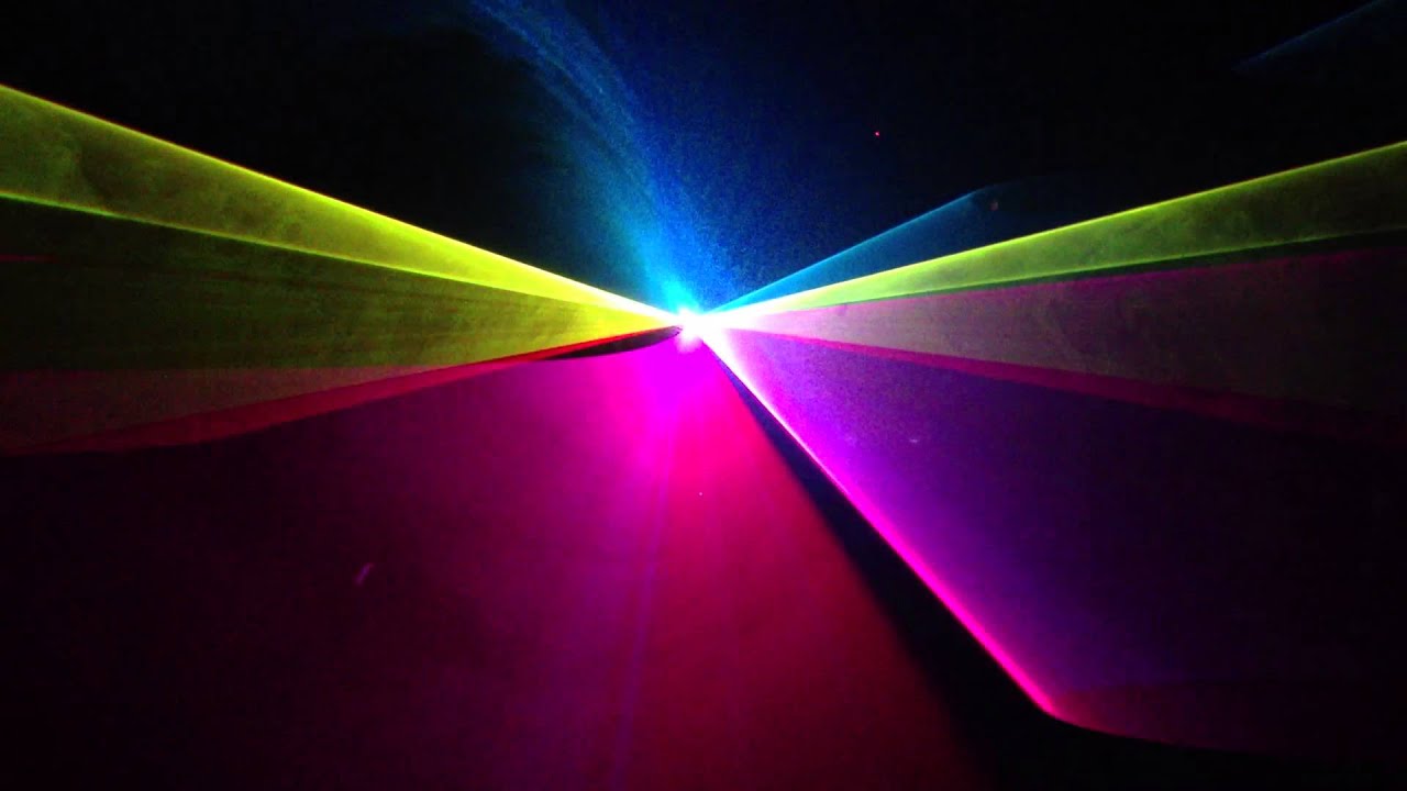 5w RGB Full Color Laser ILDA - YouTube