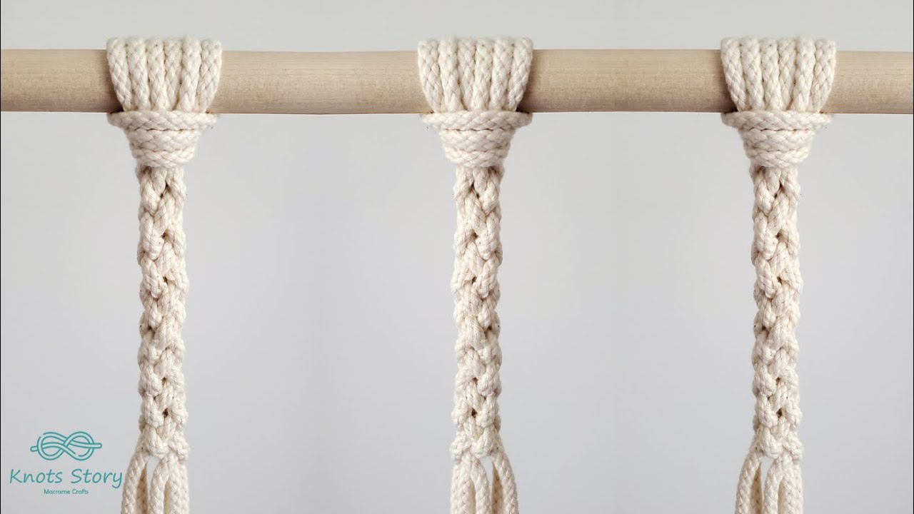 Macrame Braid Pattern - YouTube