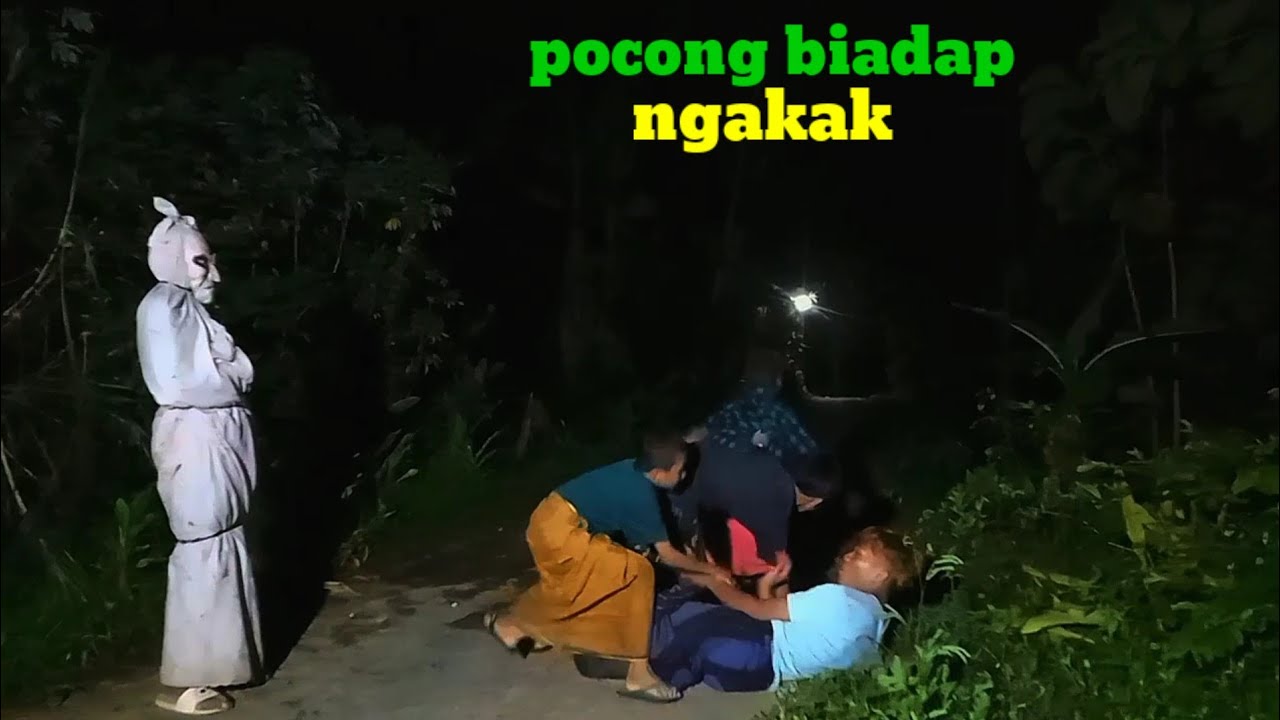 Prank Pocong Ngakak Lucu Nakal Biadap - YouTube