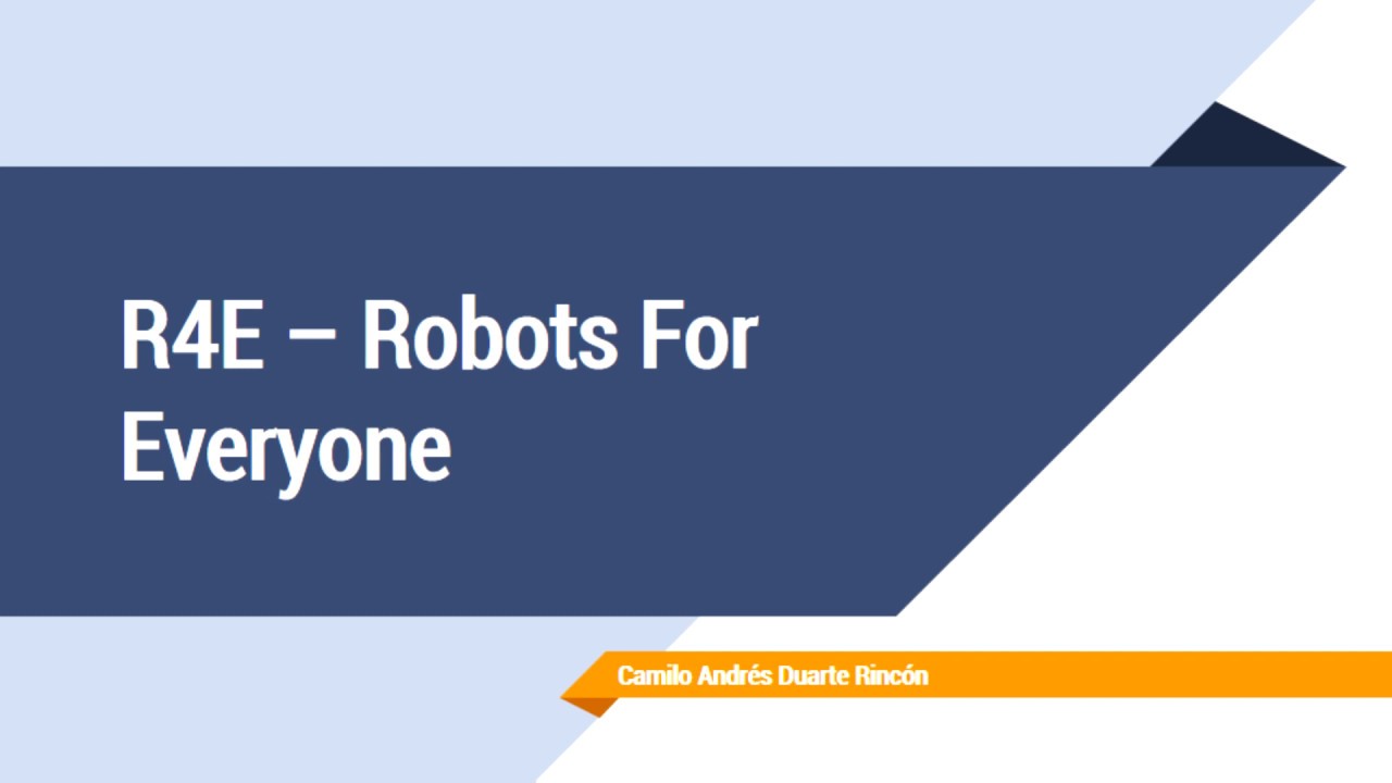 R4E - Robots For Everyone Preambulo | RPA Open Source System - YouTube