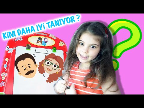 KİM DAHA İYİ TANIYOR ? Eylül ile Soru Oyunu - Funny Kids Video - Tontik Tv
