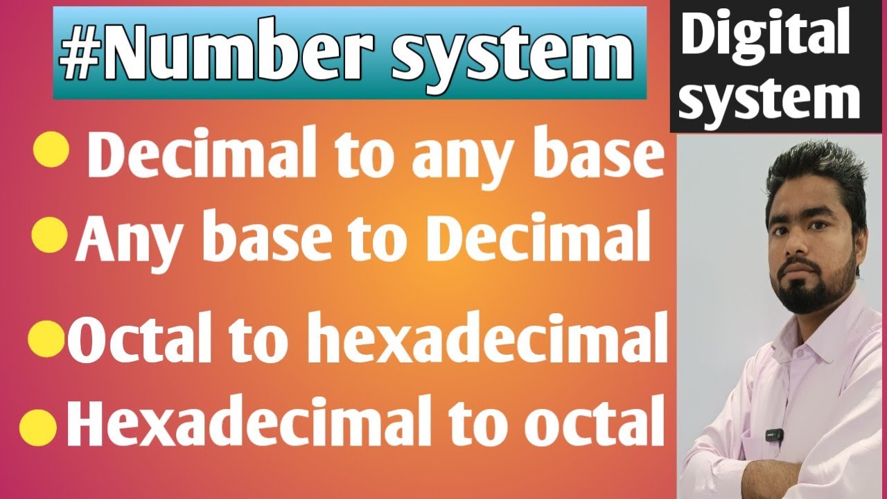 part 1 Numbersystem conversion Binary To Decimal decimal To part 1 Numbersystem conversion Binary To Decimal decimal To