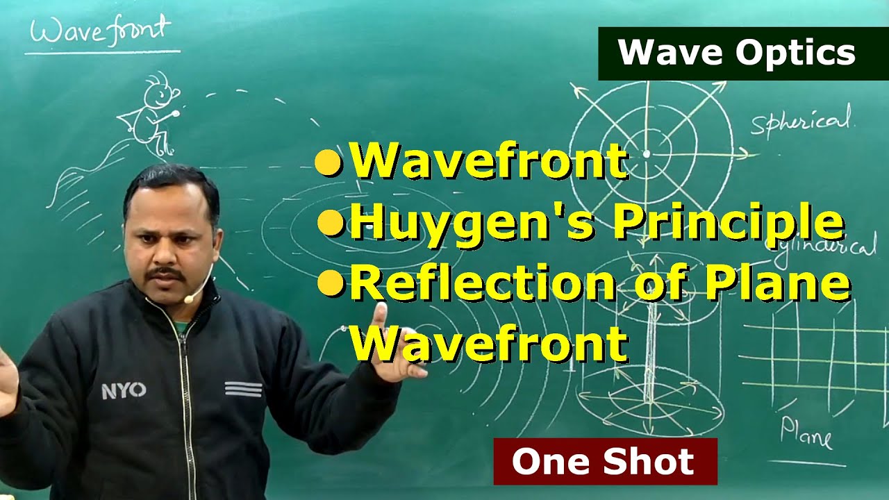 1. Wavefront, Huygen's Principle & Reflection of plane wavefront | Wave ...