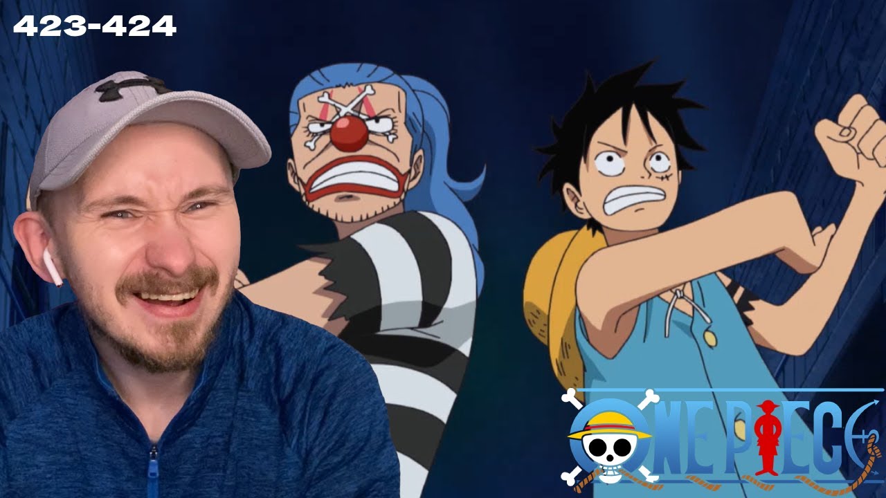 LUFFY AND BUGGY REUNION!! | One Piece Reaction Episode 423-424 - YouTube