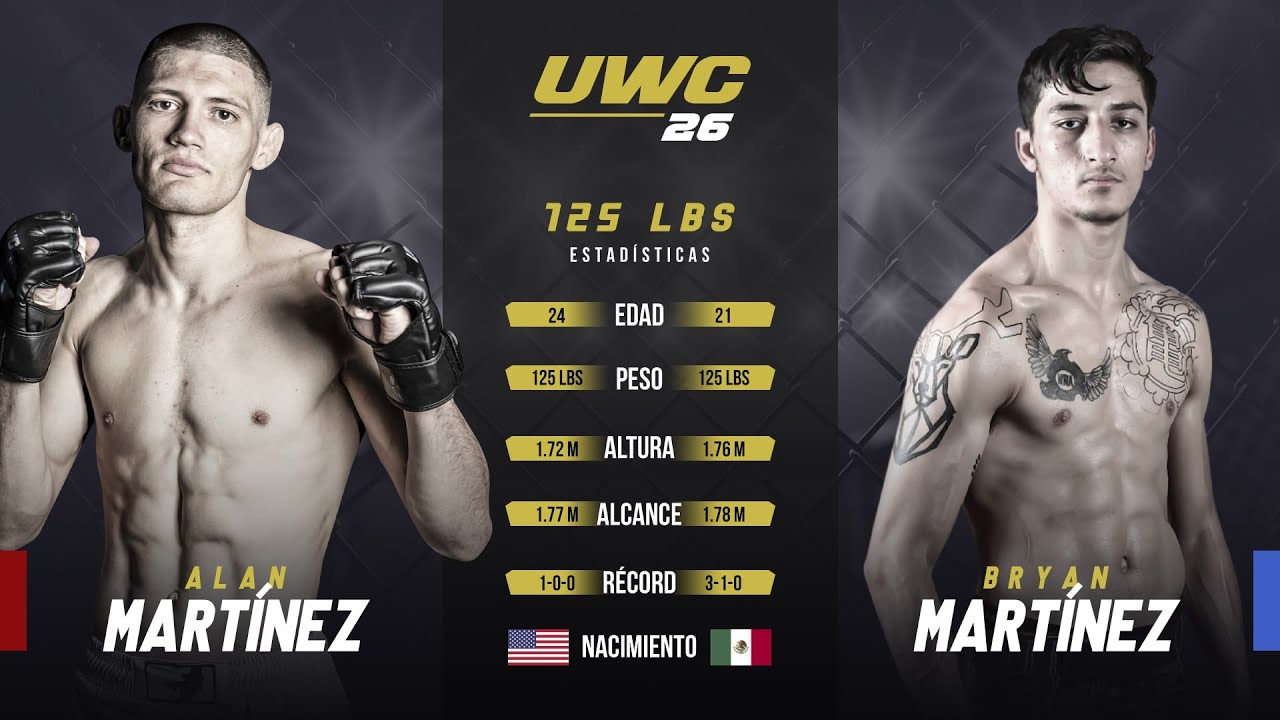 UWC 26 - Highlights - Pelea 6 - Bryan Martínez vs Alan Martínez (30-Abr ...