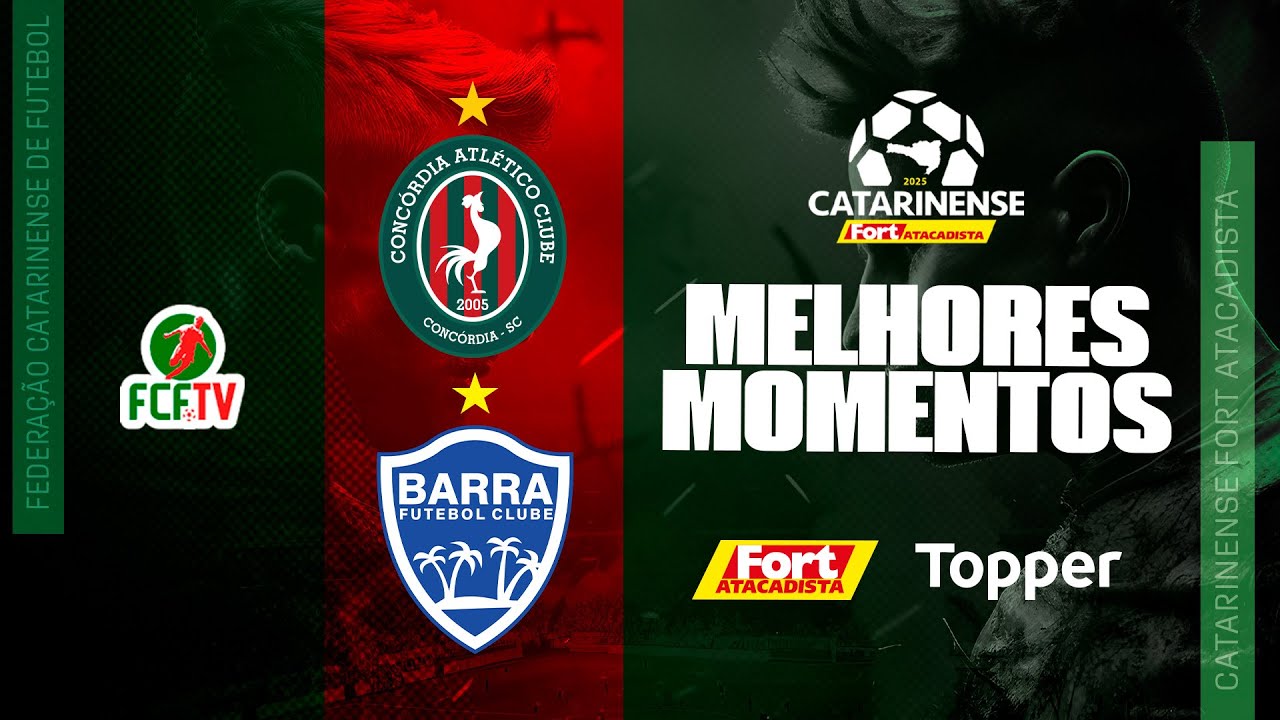 Melhores momentos - Concórdia x Barra FC - Catarinense Fort Atacadista ...