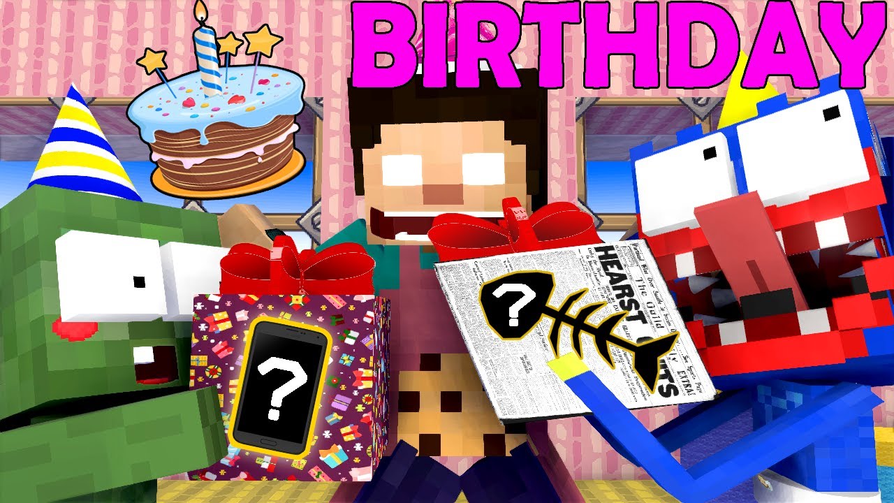 Minecraft Mobs : HEROBRINE BIRTHDAY PARTY - Minecraft Animation - YouTube