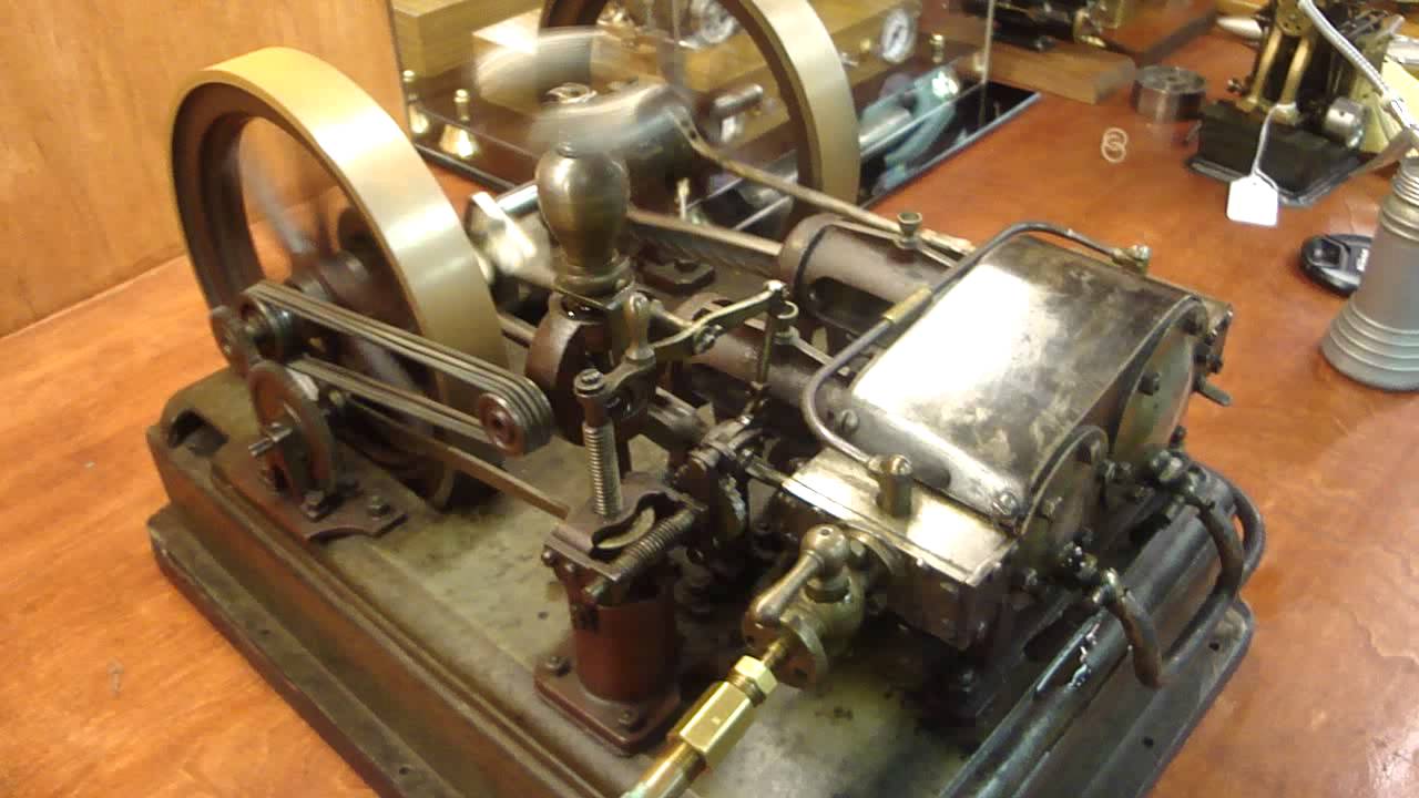 Compound Steam Engine Test on Compressed Air - YouTube