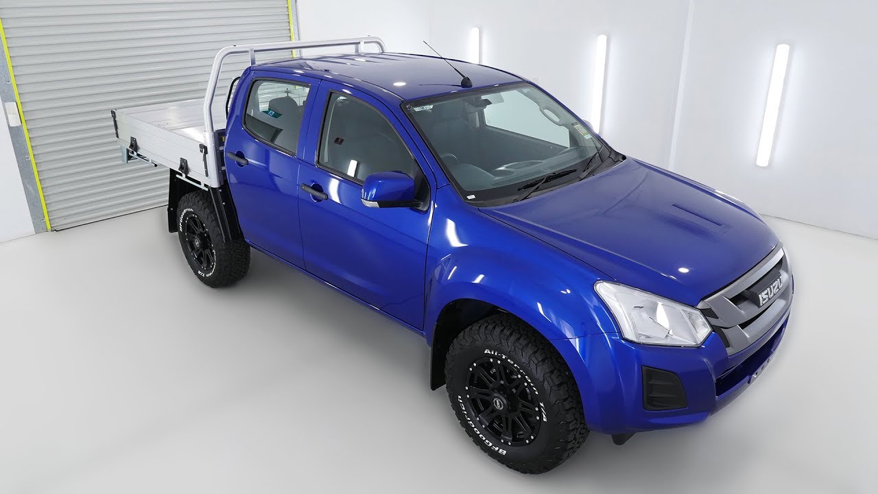 ISUZU D-MAX SX 4x4 Crew Cab Chassis Cobalt Blue Mica Auto Ute I90199243 ...