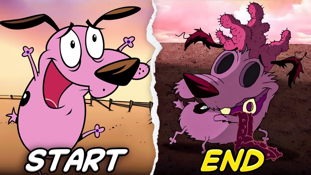 The ENTIRE Story of Courage the Cowardly Dog in 18 Minutes - YouTube