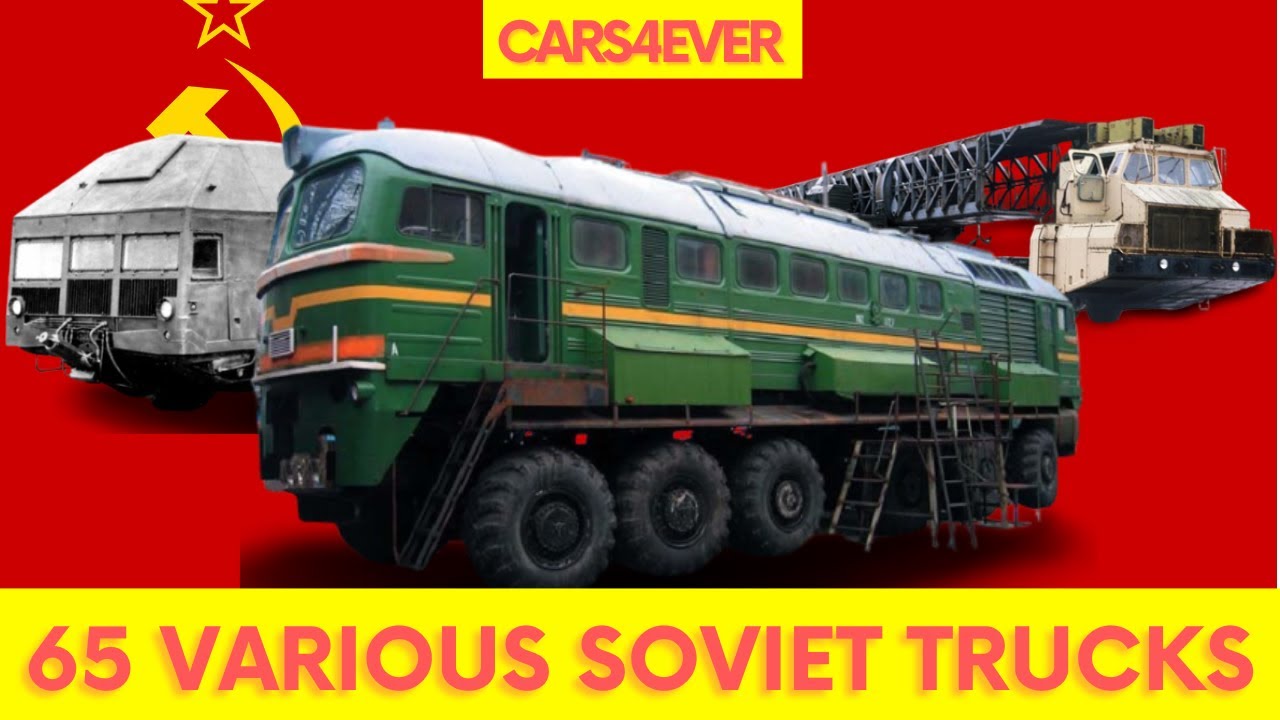 65 Various Soviet Trucks You Don't Know About (Christmas Special) - YouTube