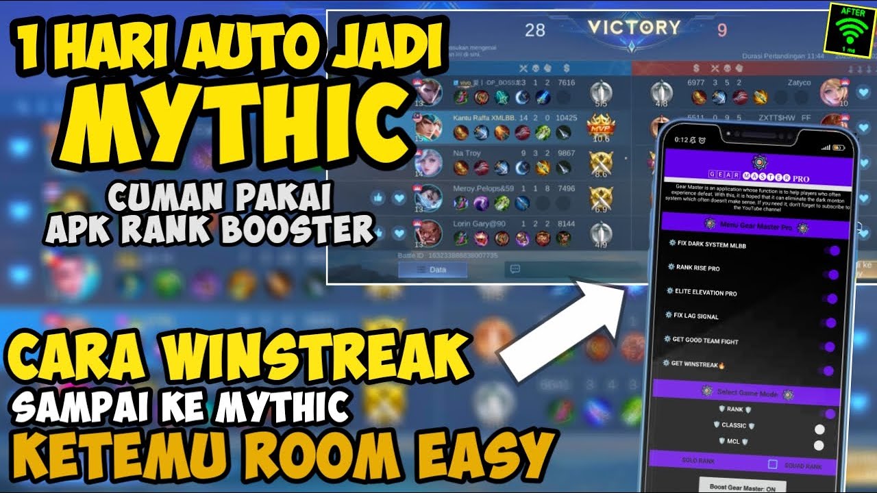 UPDATE APK RANK BOOSTER MOBILE LEGENDS TERBARU 2025 WORK 98% ANTI BANNED AUTO RANK MYTHIC - YouTube