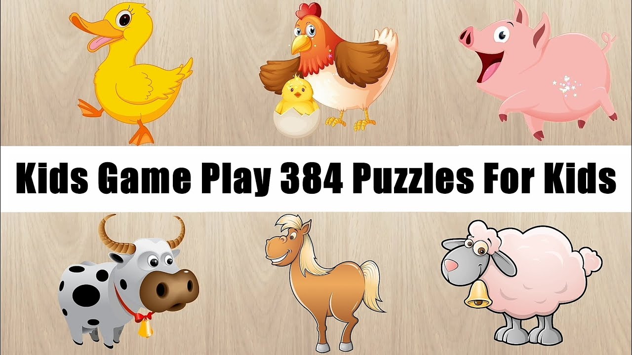 Kids Game Play 384 Puzzles For Kids Nursery Rhymes & Cartoons for Kids ...