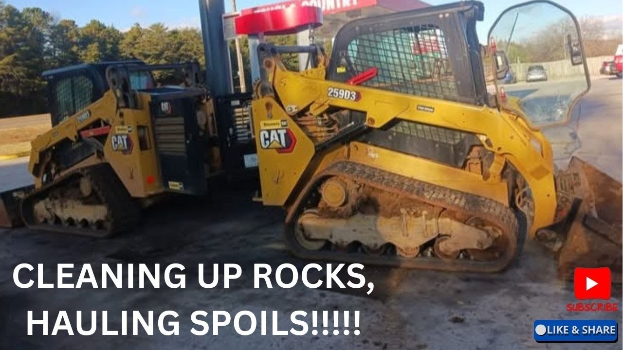 CONSTRUCTION CLEAN UP, HAILING SPOILS!! - YouTube