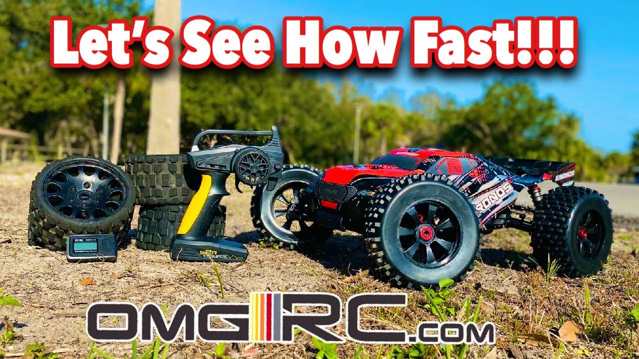 How Fast? Team Corally 1/8 KRONOS XP 4WD LWHEELBASE MONSTER TRUCK 6S OMGRC.com - YouTube
